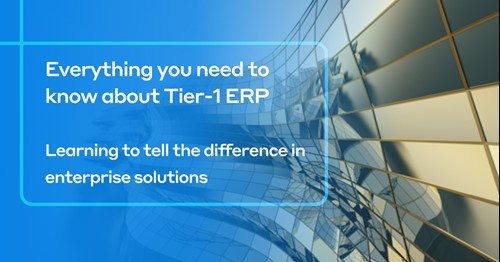 [eBook] Everything you need to know about Tier-1 ERP