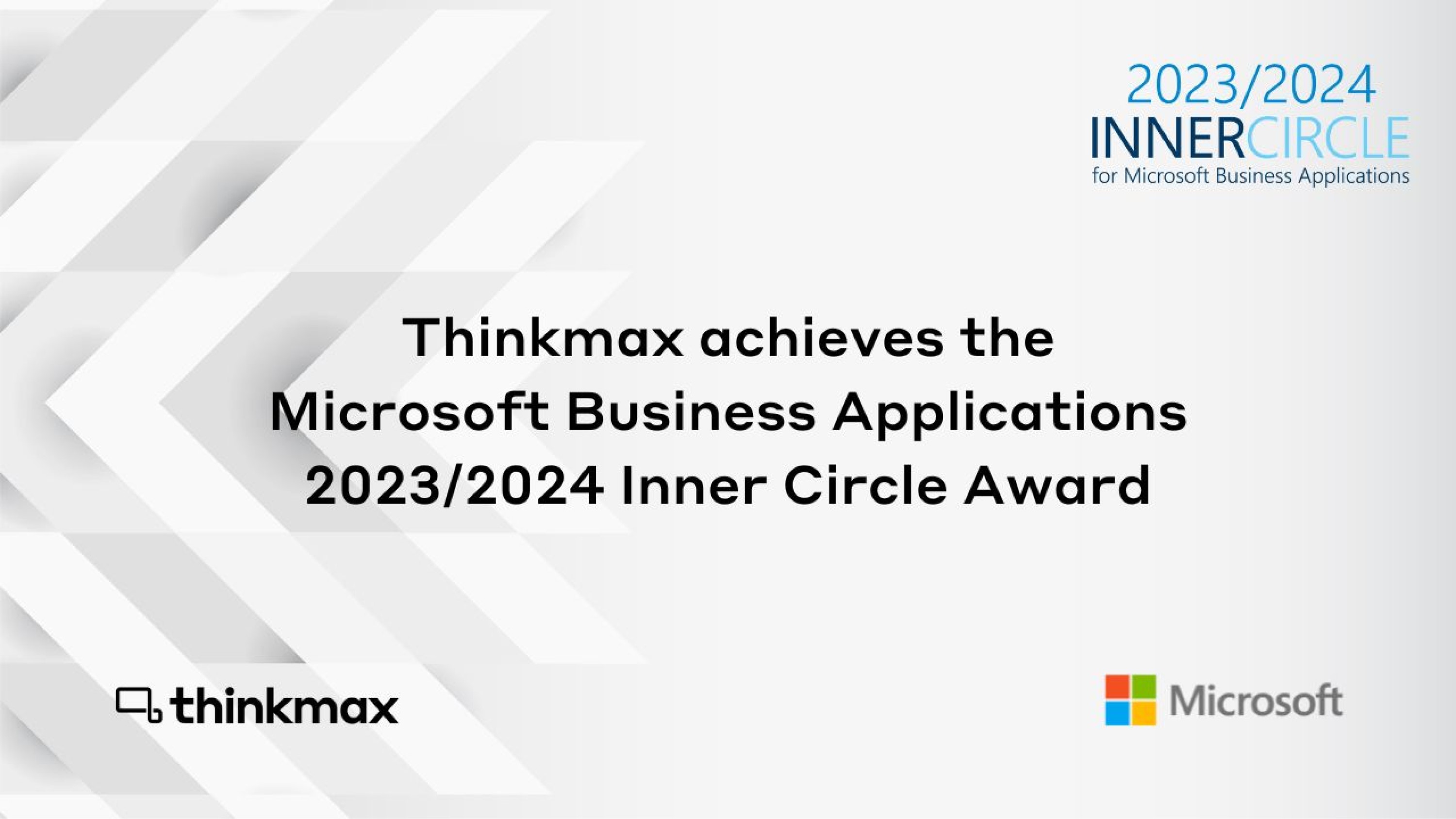 Thinkmax achieves the 2023-2024 Microsoft Business Applications Inner Circle award