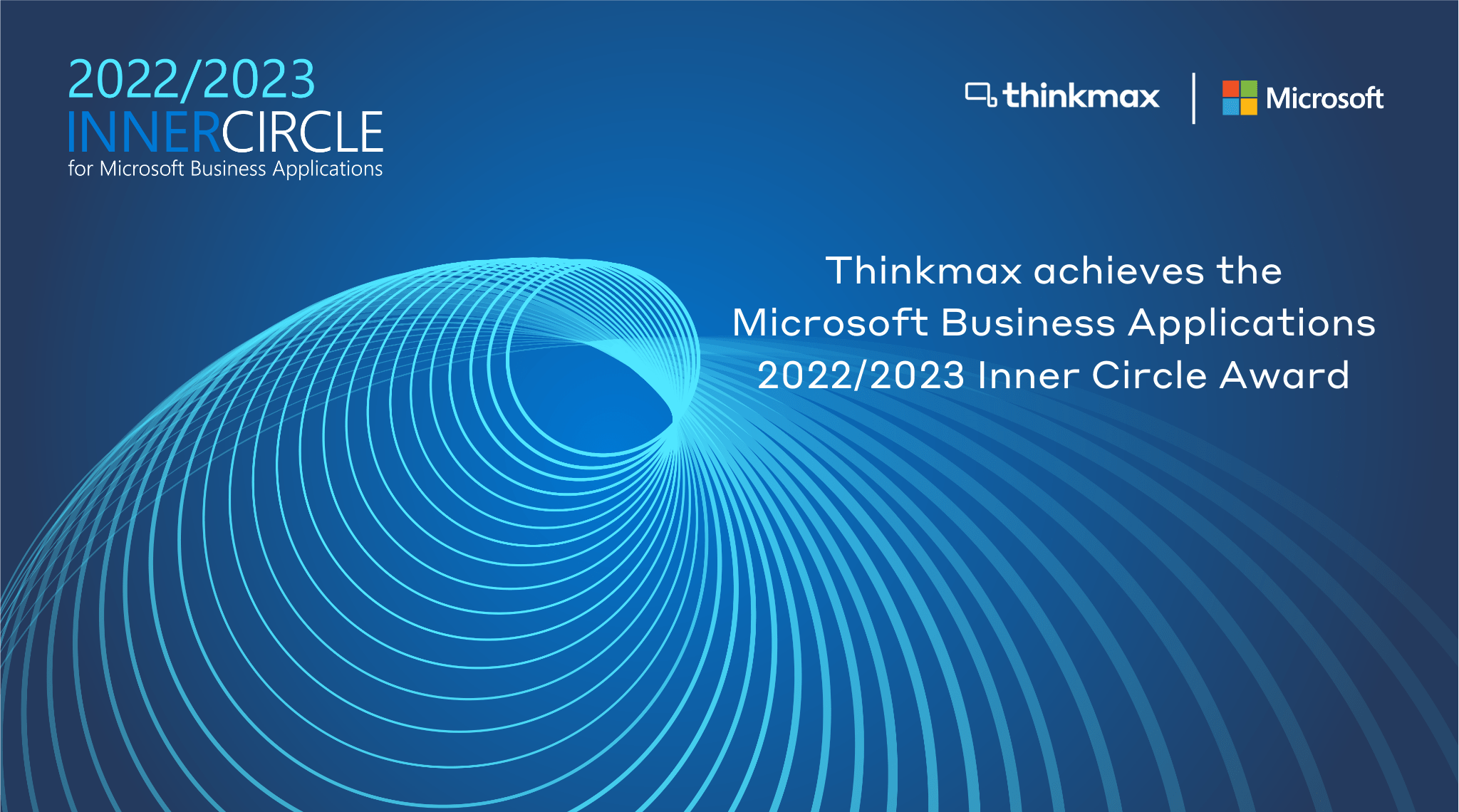 Thinkmax achieves the Microsoft Business Applications 2022/2023 Inner Circle Award